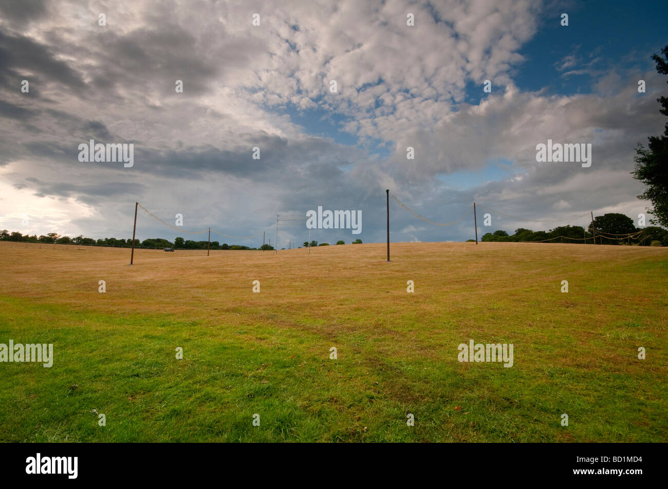 Empty Fields Before People Set Up Camp Latitude Music Festival, UK ...