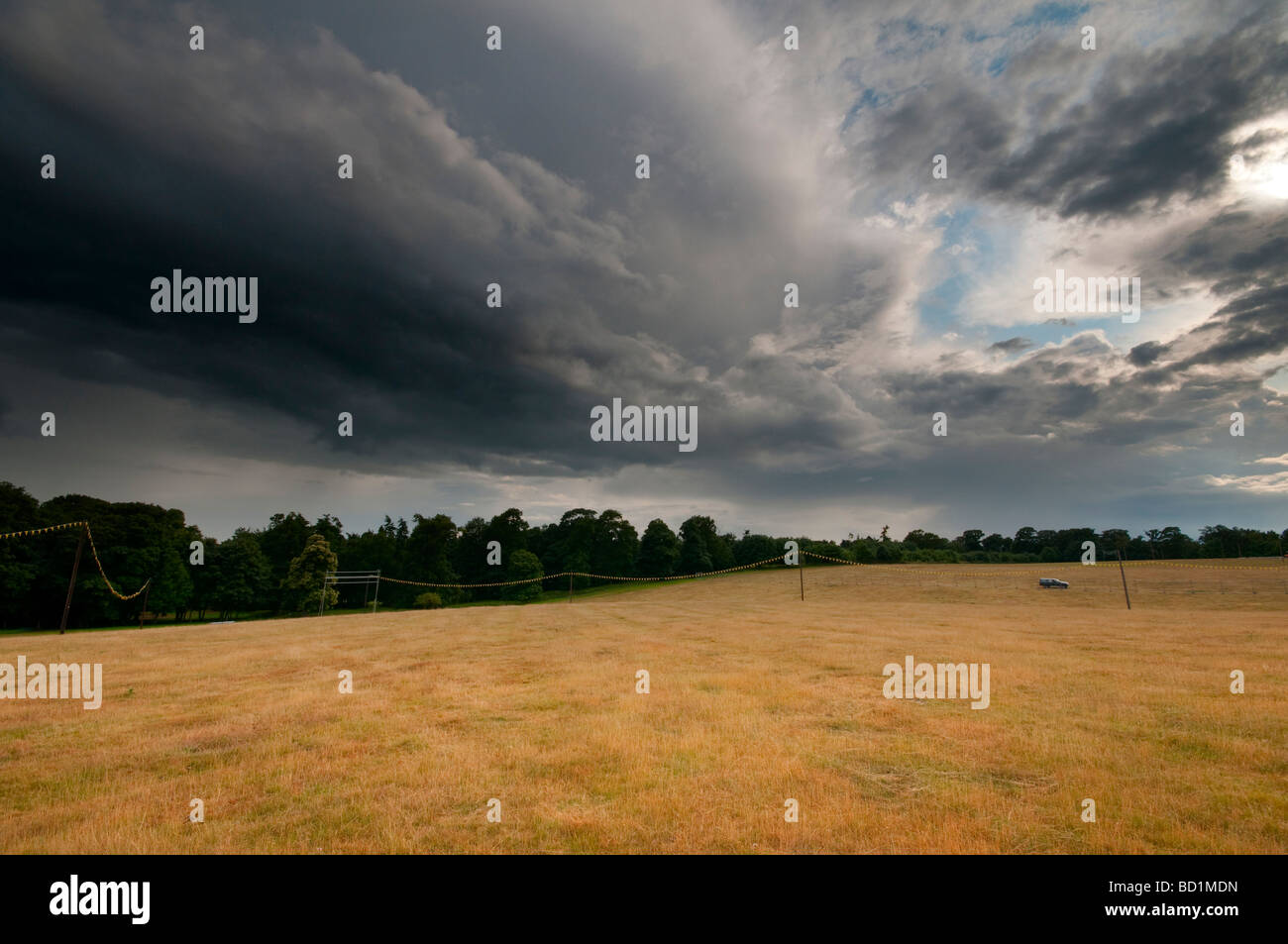Empty Fields Before People Set Up Camp Latitude Music Festival, UK ...