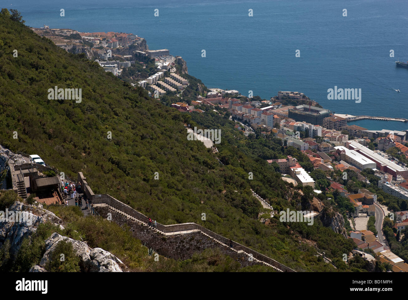 Charles V Wall. Gibraltar. Europe Stock Photo - Alamy