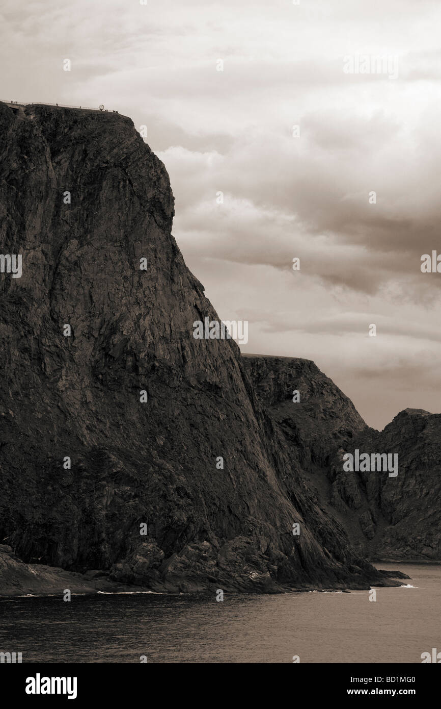 North Cape Honningsvag Port Mageroya Island Finnmark Region Arctic ...