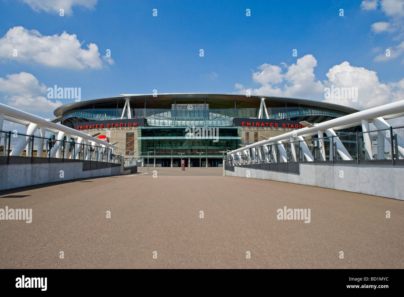 Arsenal Football Club Emirates Stadium Highbury London England Stock ...