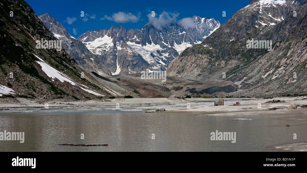 Lauteraar Glacier, Grimselgebiet, Urner Alps, Canton of Uri ...