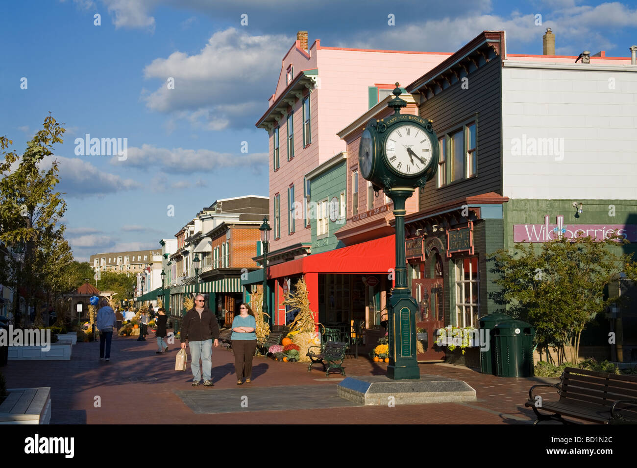 Downtown Cape May Cape May County New Jersey USA Stock Photo - Alamy