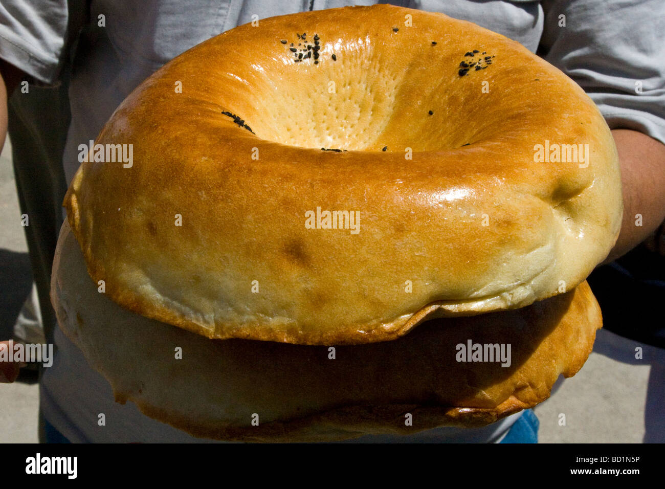 Bread in Samarkand Uzbekistan Stock Photo - Alamy