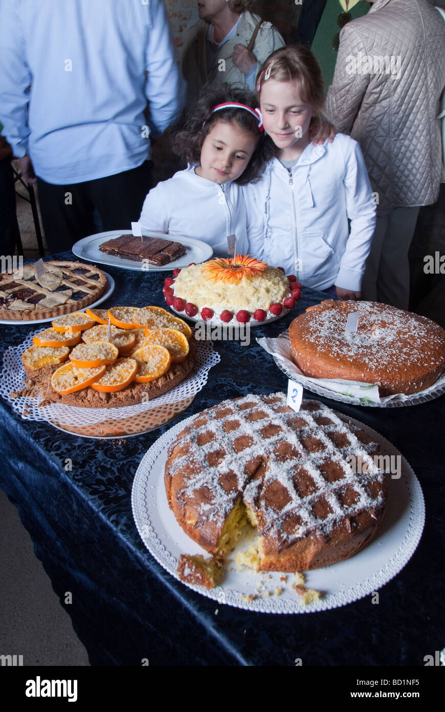 Display of cakes in the annual cake baking competition between local ...