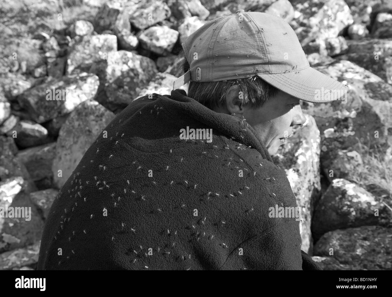 One many white face Black and White Stock Photos & Images - Alamy