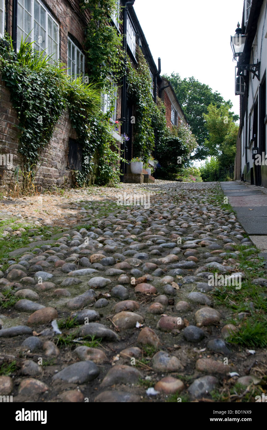 rye cobbled street Stock Photo - Alamy