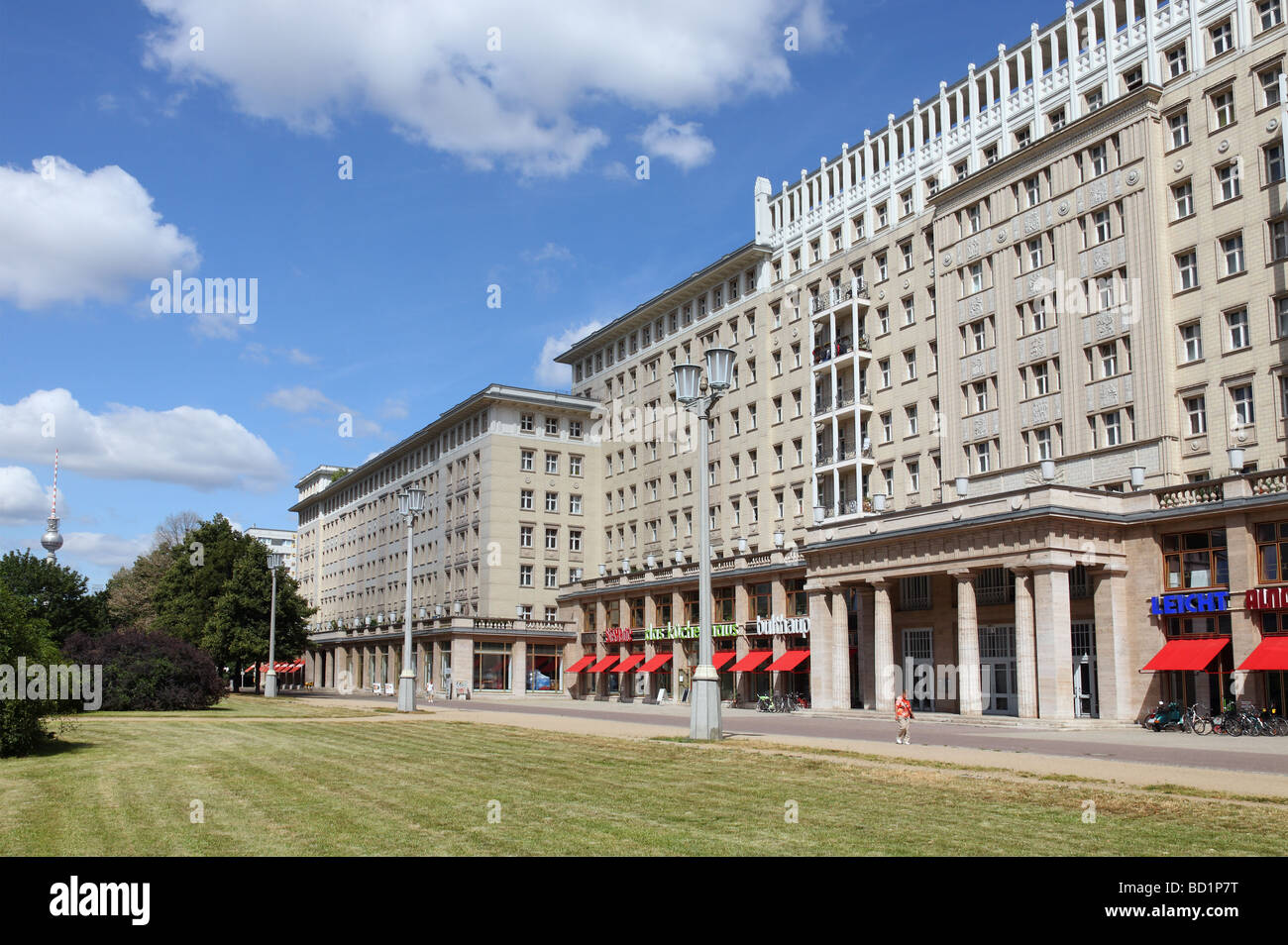 Karl Marx Allee, Block C Nord, Berlin, Germany Stock Photo - Alamy