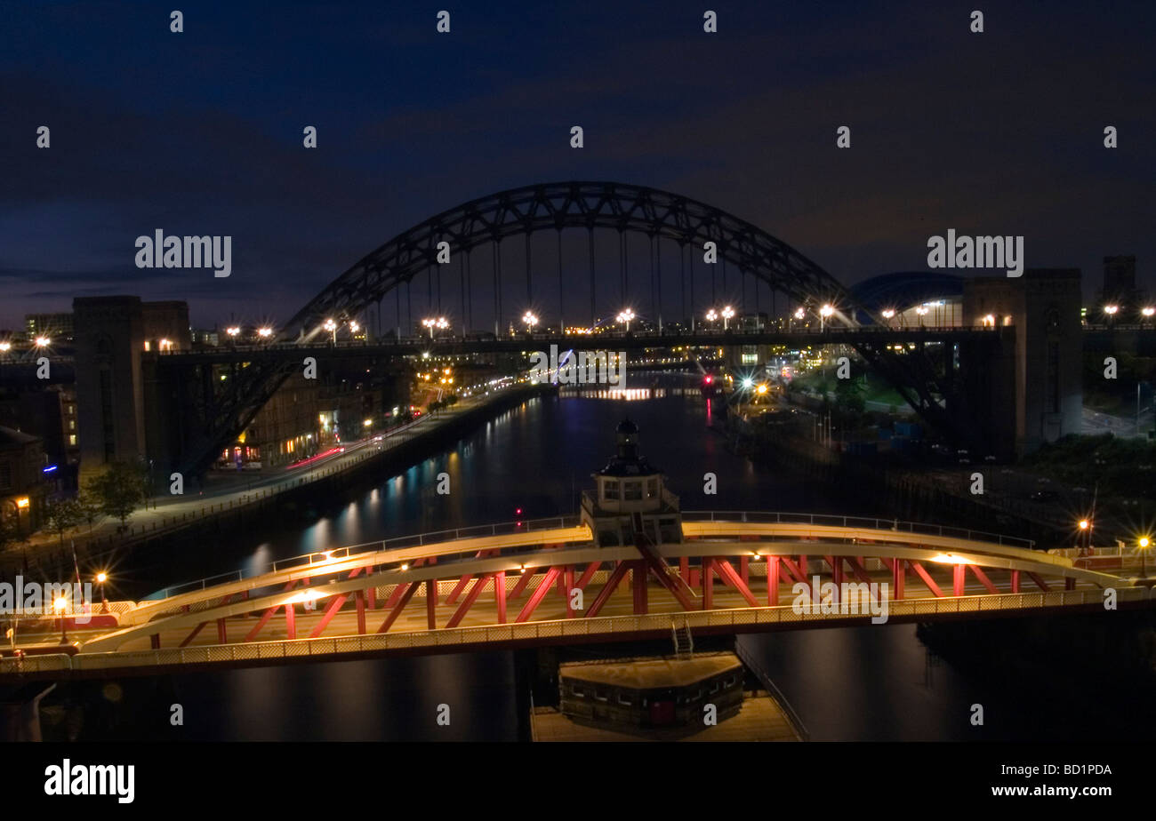 The Bridges of Newcastle Upon Tyne Stock Photo - Alamy