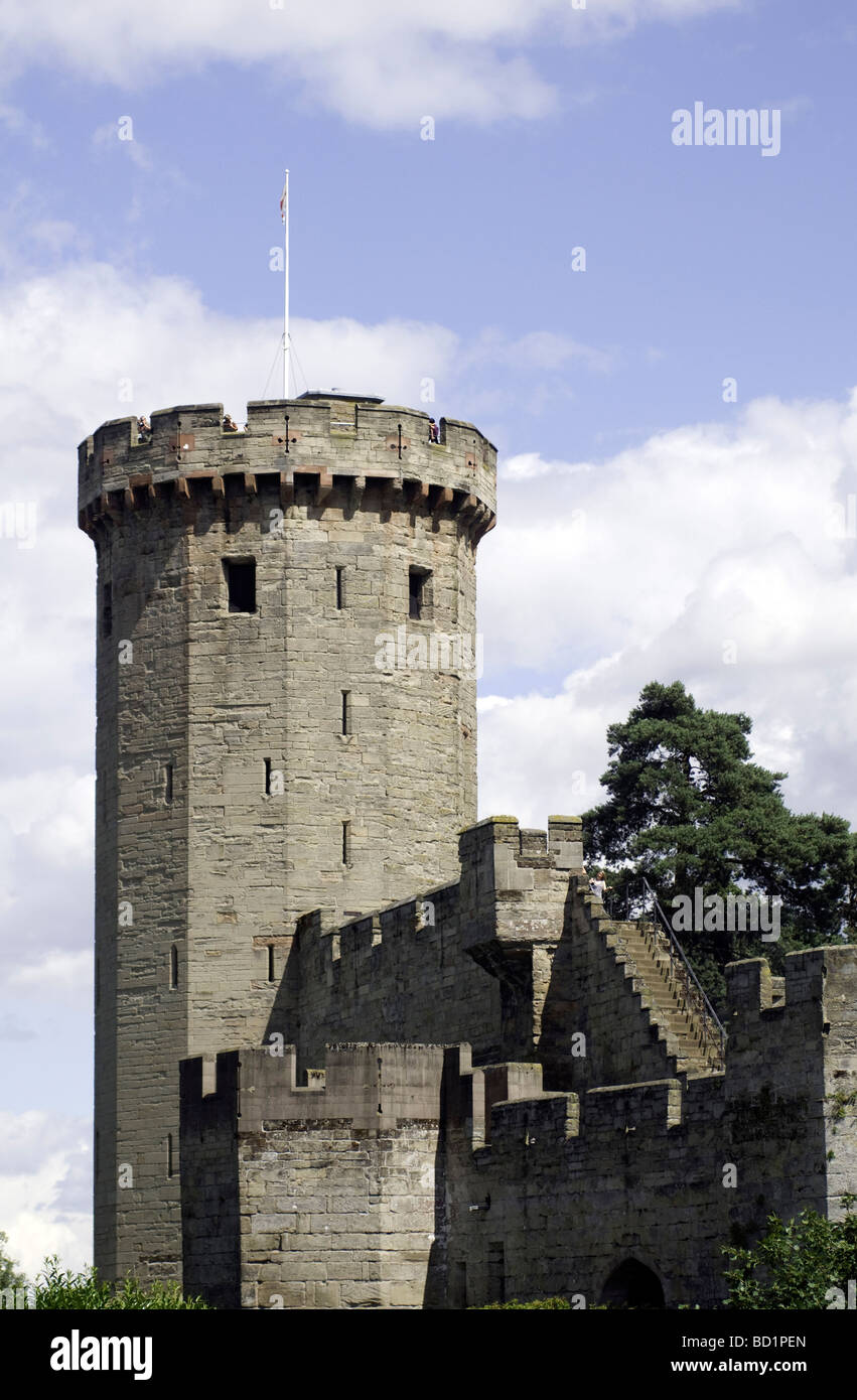 Guys Tower Warwick Castle Warwick High Resolution Stock Photography and ...