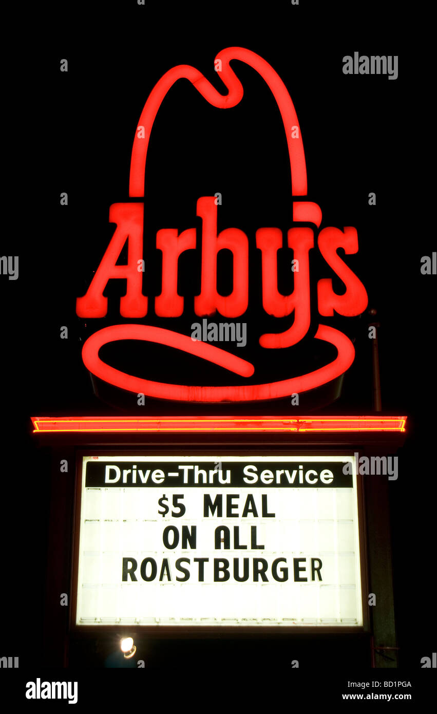 Arbys sign hi-res stock photography and images - Alamy