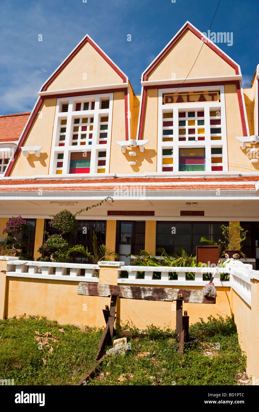 Da Lat preserved railway station, Terminus on the Da Lat to Thap Cham ...