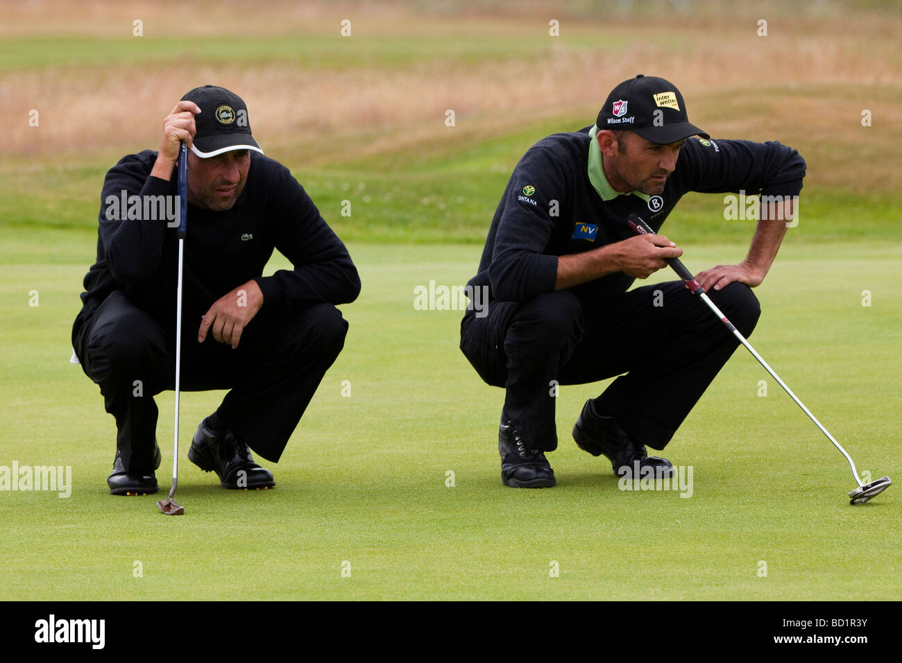 Professional golfer lining hi-res stock photography and images - Alamy