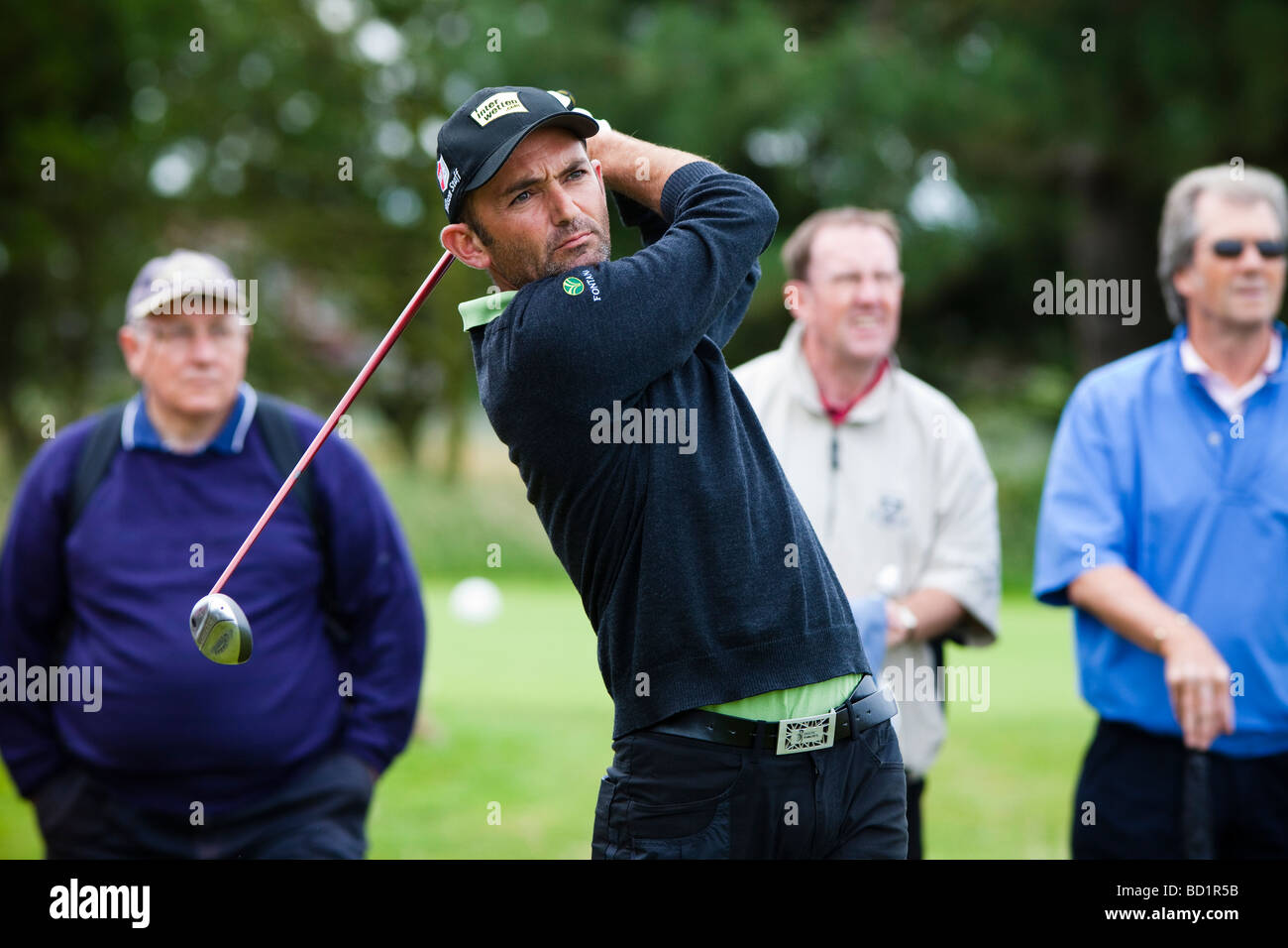 Marcus Brier professional golfer at Kilmarnock Barassie Golf Club Troon ...