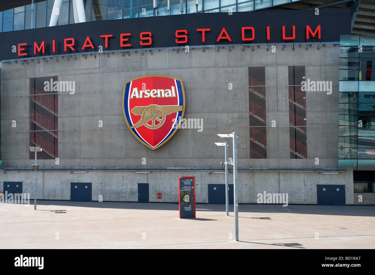 Arsenal Football Club Emirates Stadium Highbury London England Stock ...