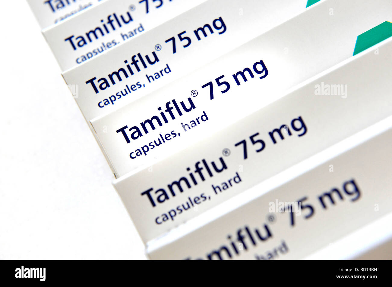 anti swine flu Tamiflu tablet capsules made by Swiss firm Roche Stock ...