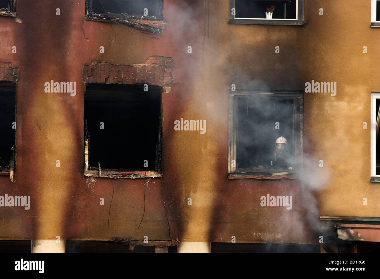 Fire damaged hotel hi-res stock photography and images - Alamy