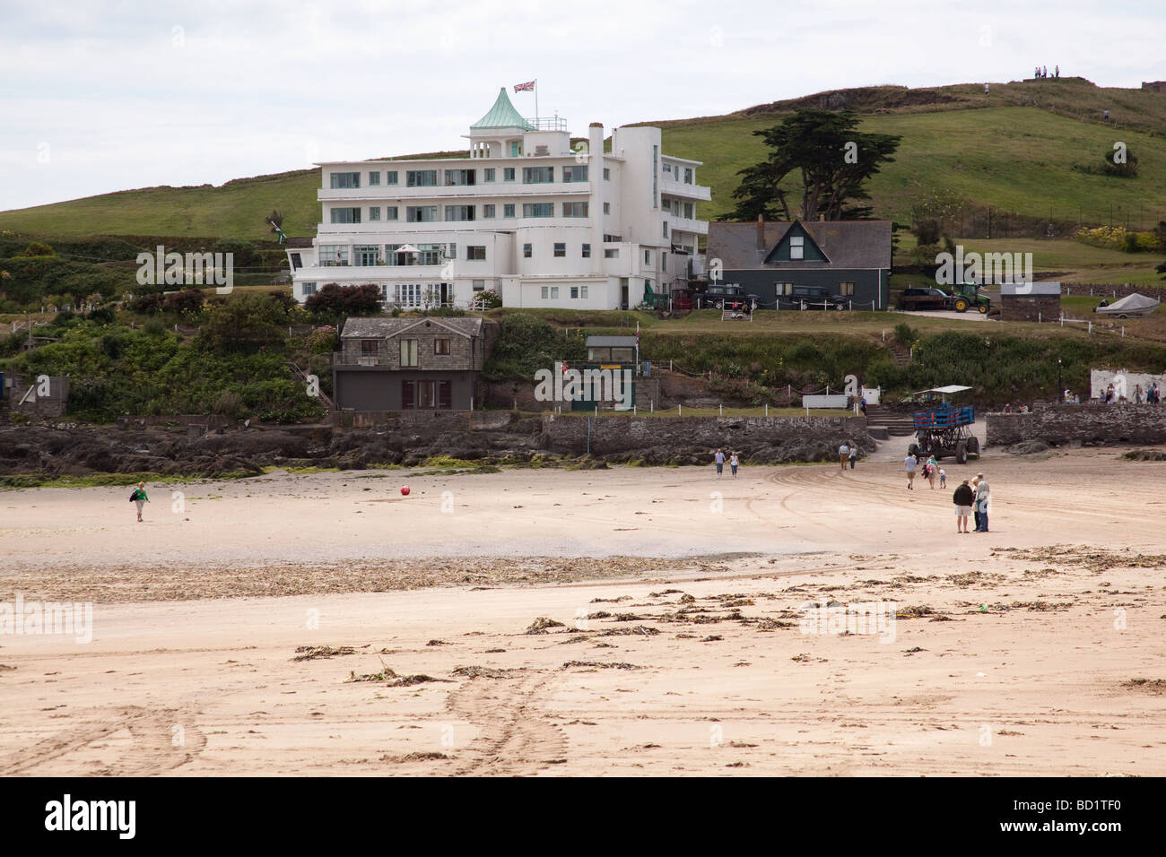 Burgh Island Hotel Devon England Stock Photo - Alamy