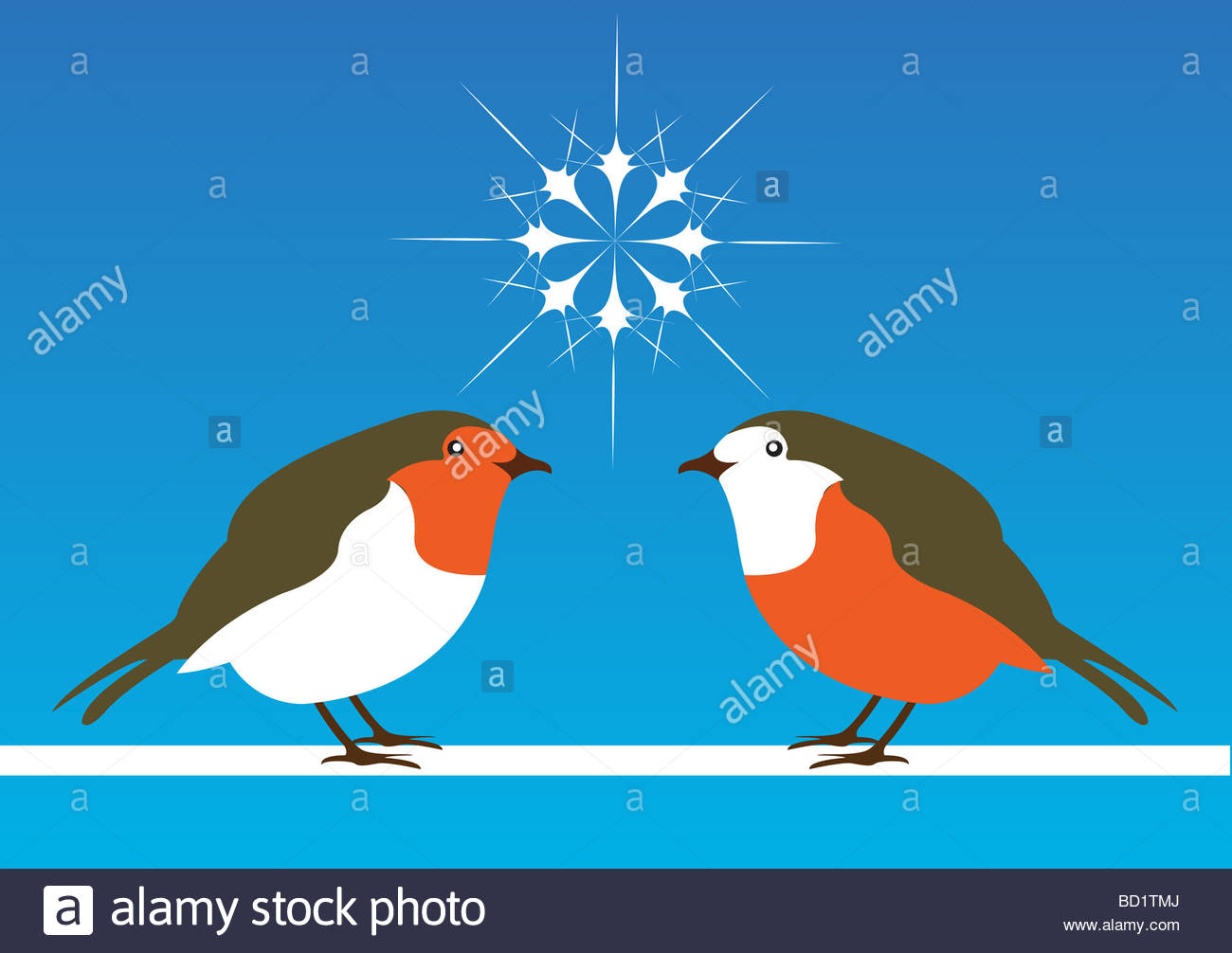 Pair Of Robins Stock Photos & Pair Of Robins Stock Images - Alamy