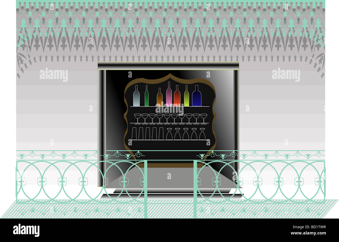 Middle Eastern style bar Stock Photo - Alamy