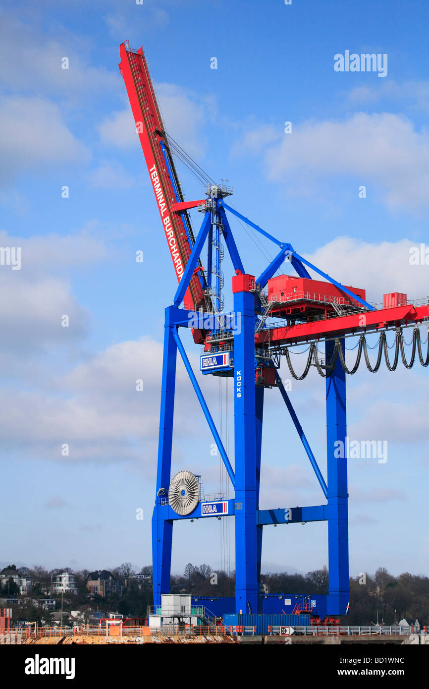 Burchardkai Container Terminal Of Hhla High Resolution Stock ...