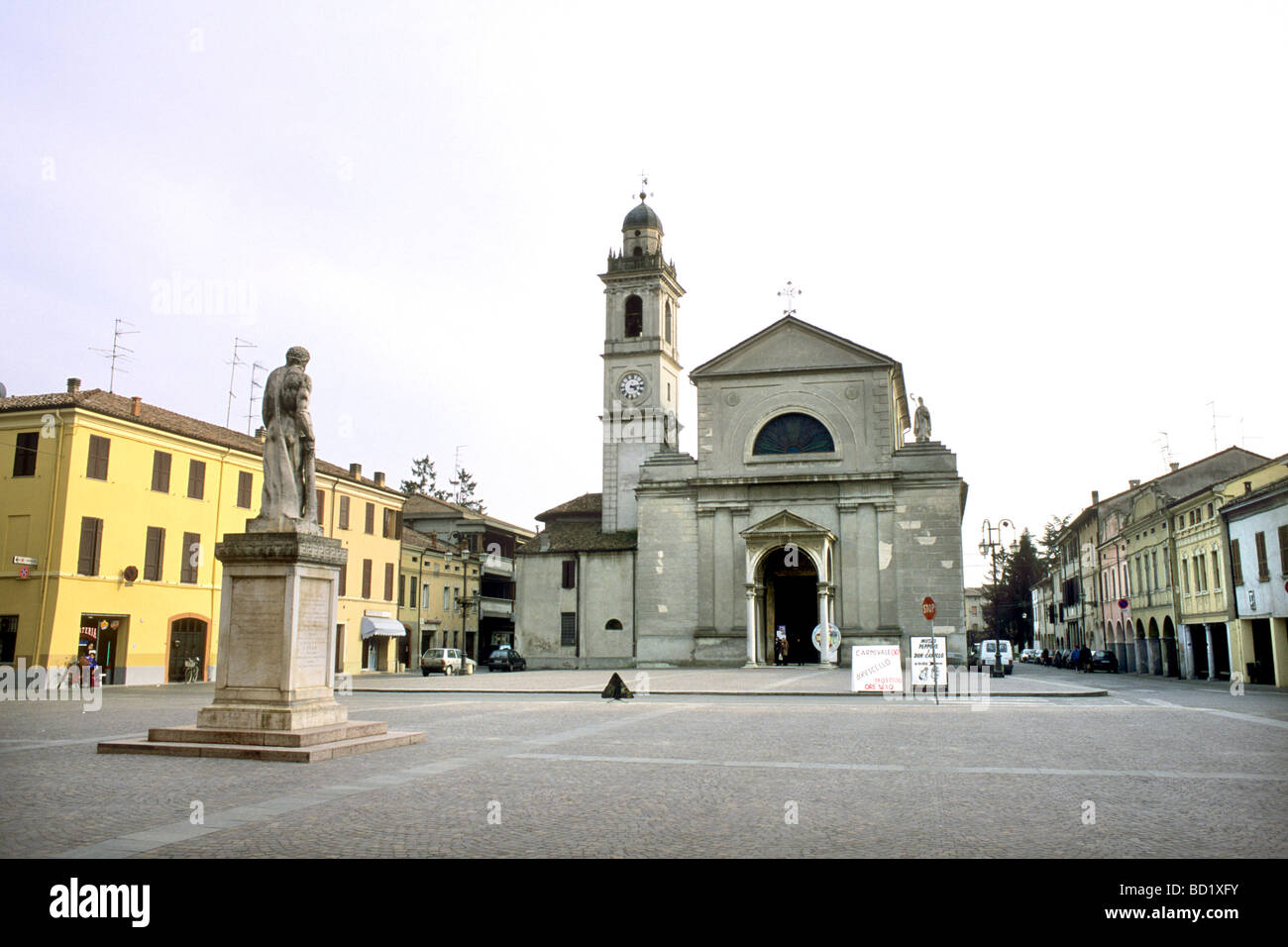 The centre of Brescello Reggio Emilia Italy Stock Photo - Alamy