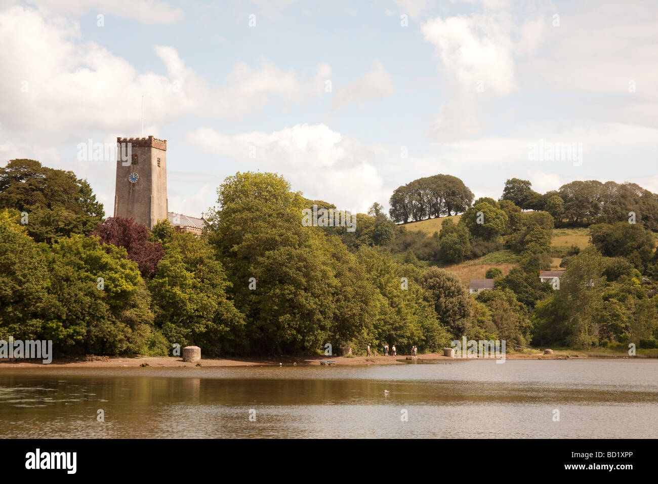 St Mary's church Stoke Gabriel Devon England Stock Photo - Alamy