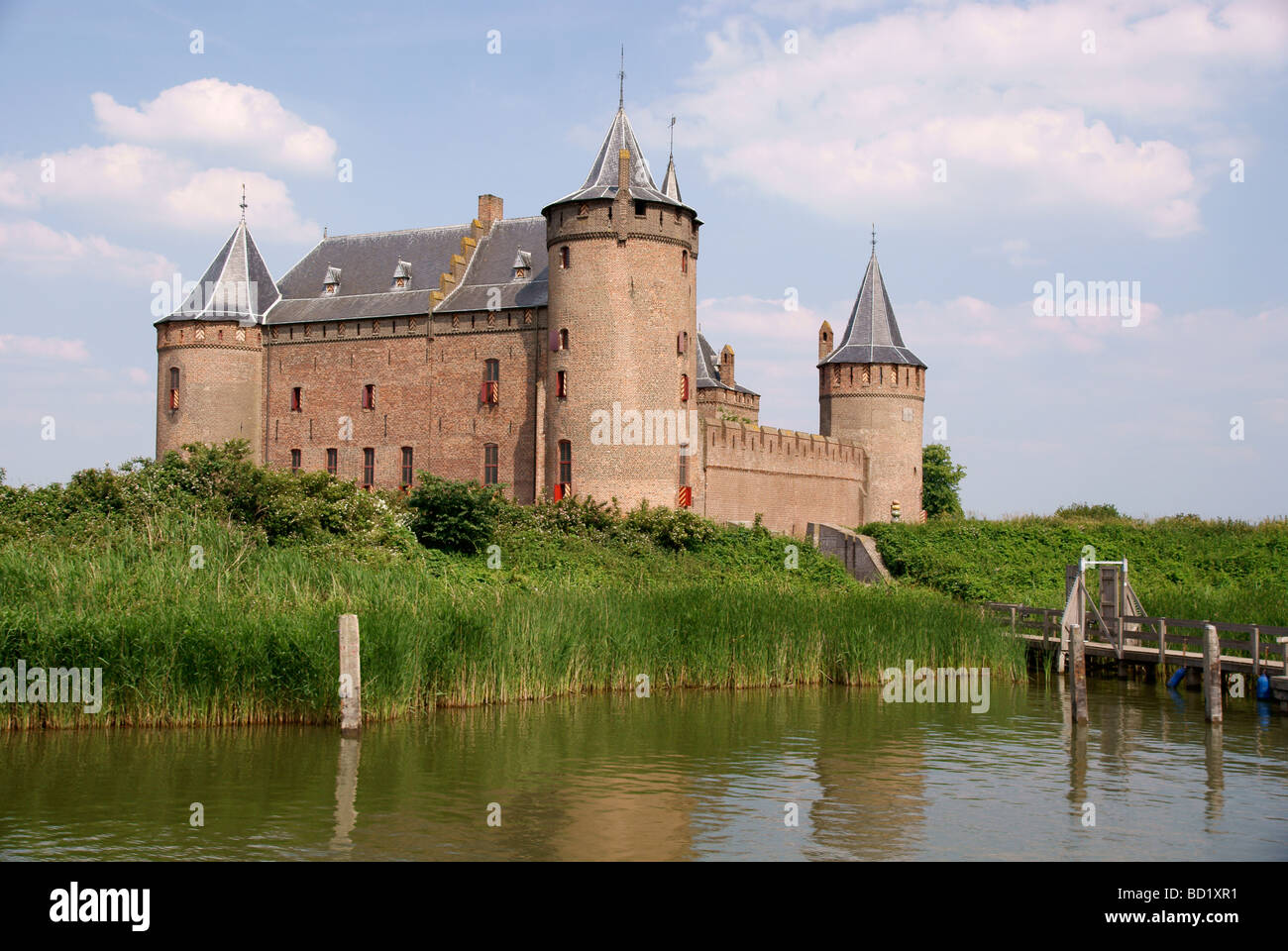 The castle at Muiden Stock Photo - Alamy