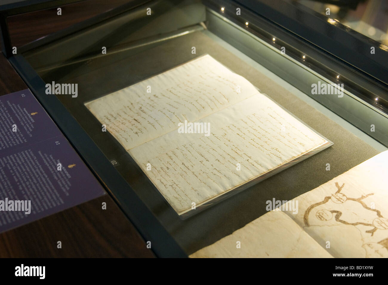 Manuscript of Napoleon Bonaparte Stock Photo - Alamy