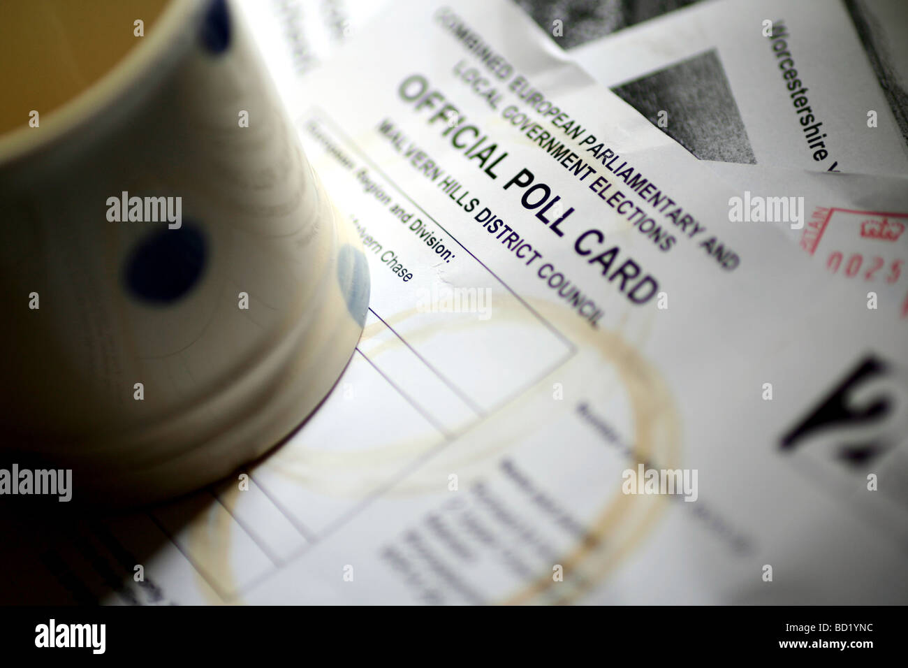 Council poll card hi-res stock photography and images - Alamy