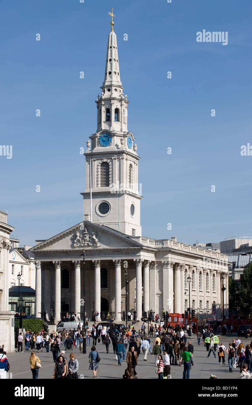 Church of St Martin in the Fields, Trafalgar Square, London, England ...