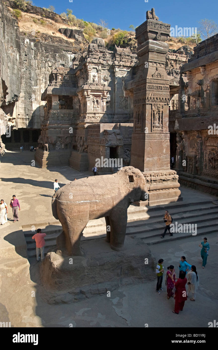 Ellora Caves Maharashtra India Stock Photo - Alamy