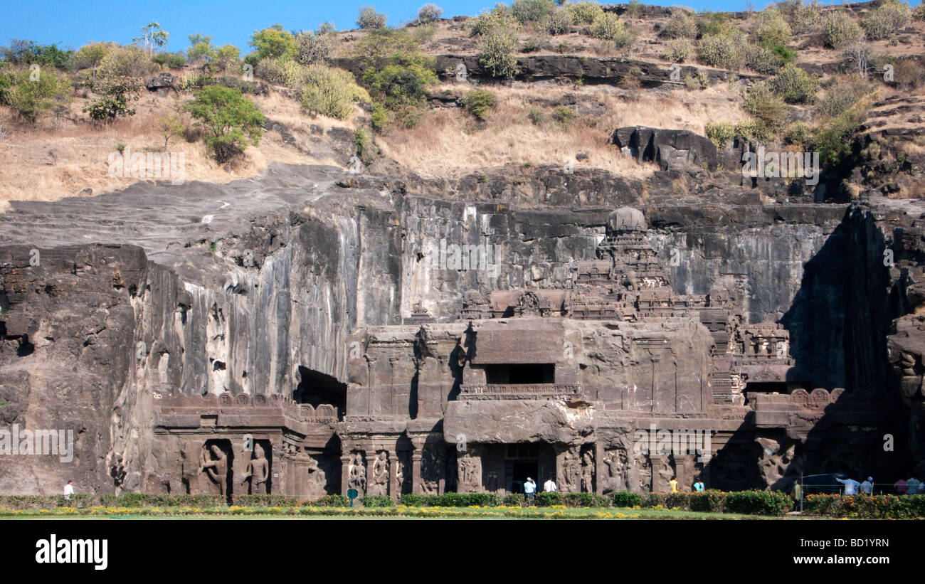 Ellora Caves Maharashtra India Stock Photo - Alamy