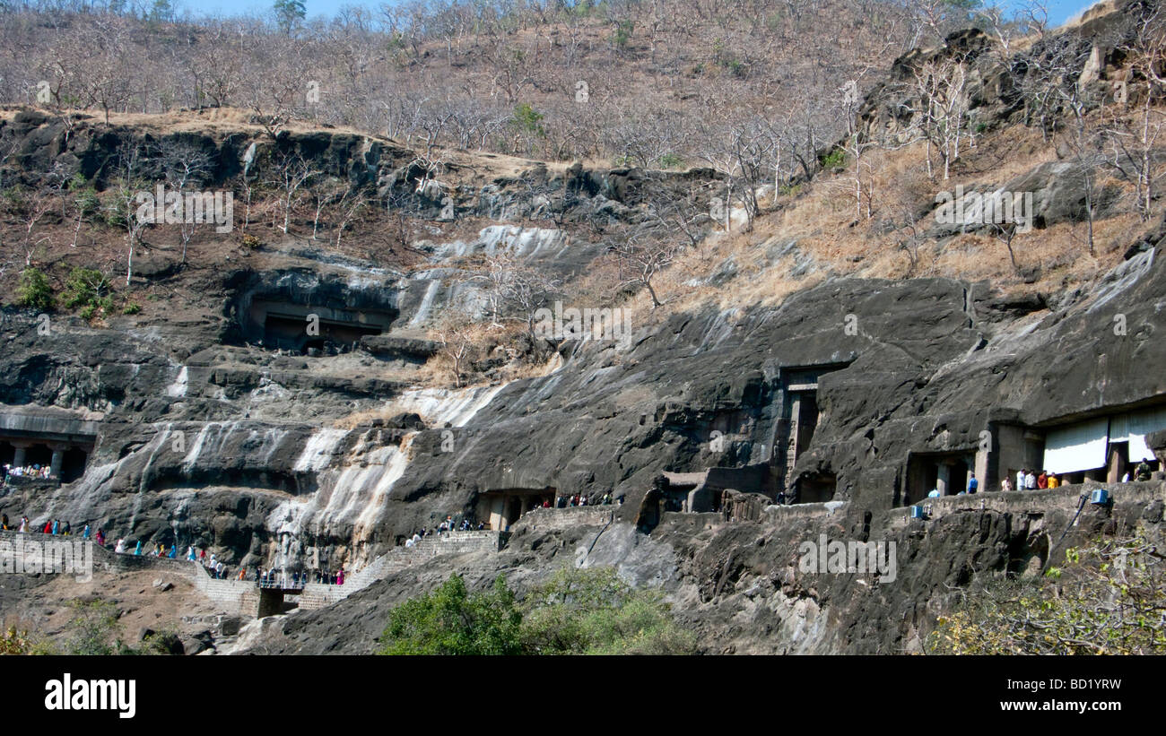 Ajanta caves india cave hi-res stock photography and images - Alamy