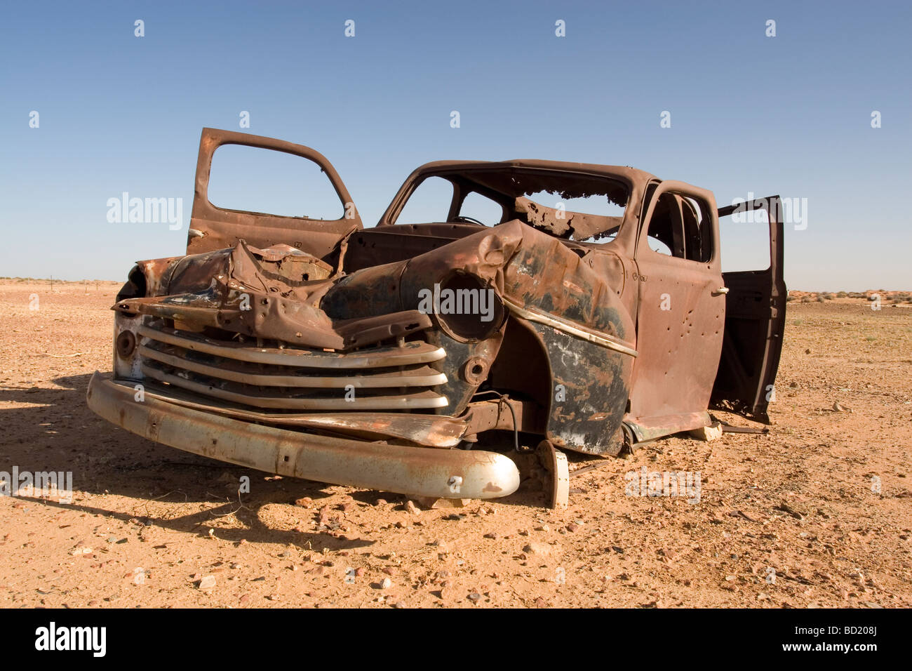 Burnt-out car wreck Stock Photo - Alamy