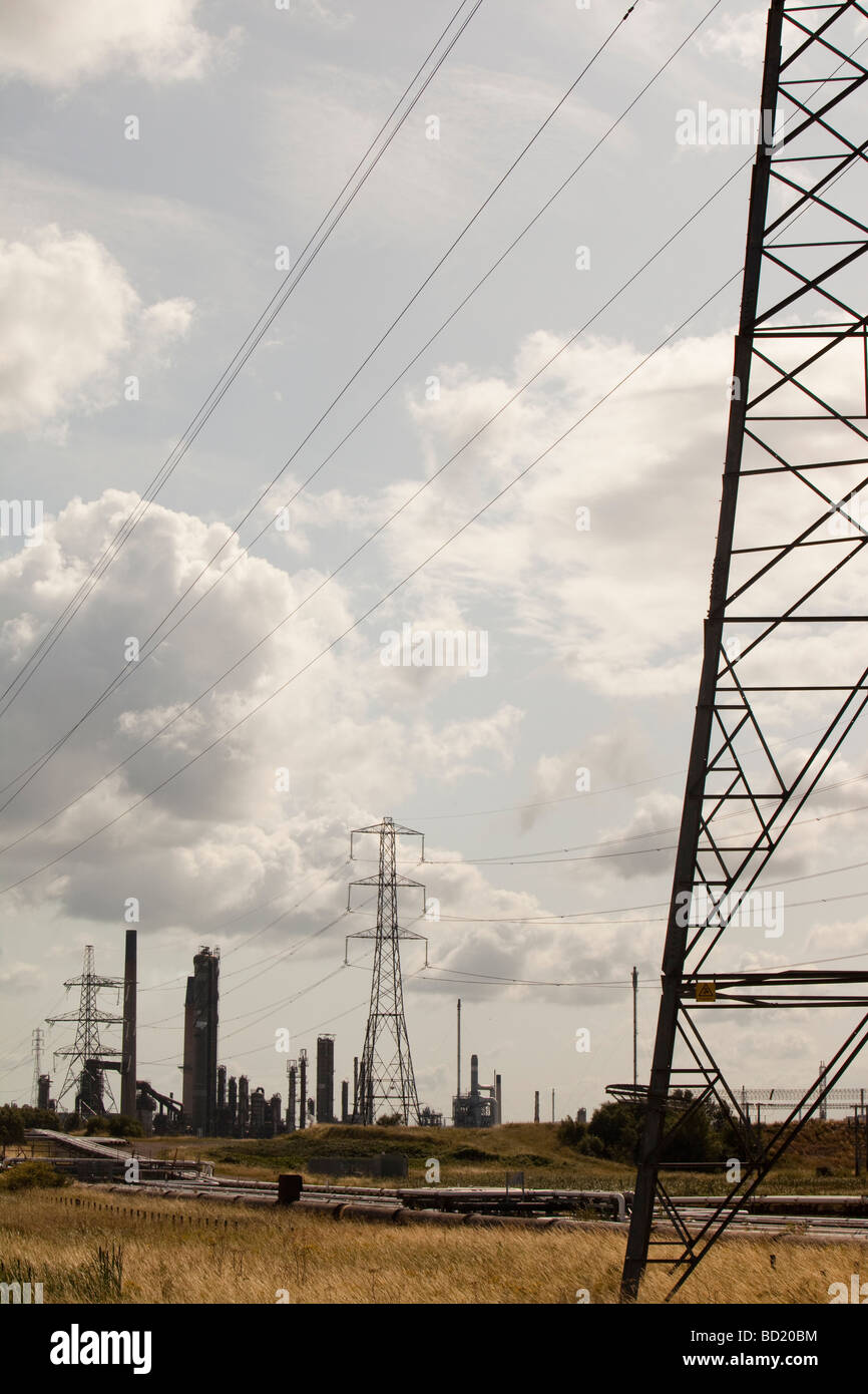 Heavy industry on Teeside North East UK Stock Photo - Alamy