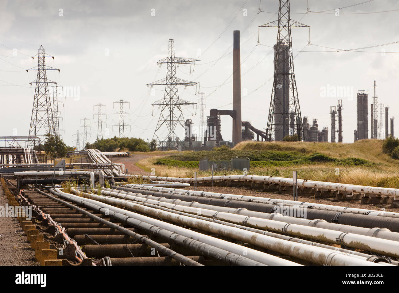 Heavy industry on Teeside North East UK Stock Photo - Alamy