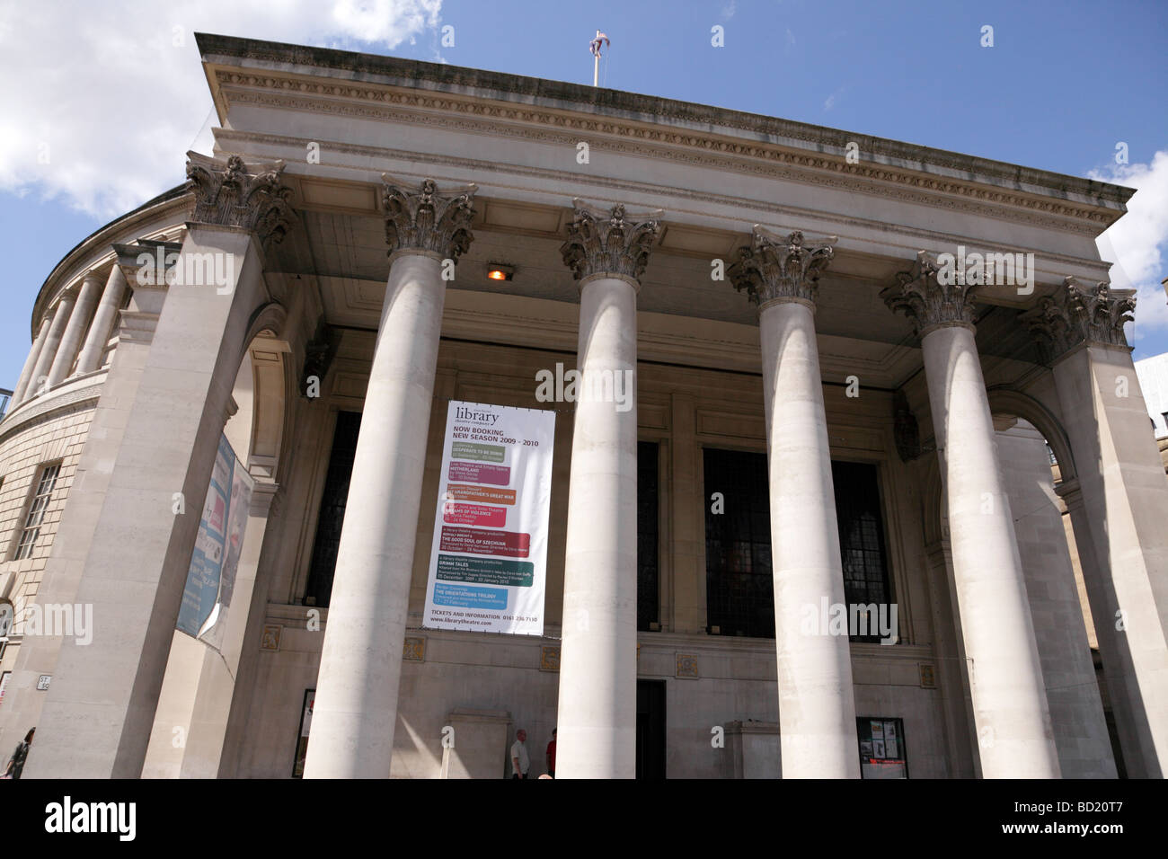entrance to the central library on st peters square a local landmark ...