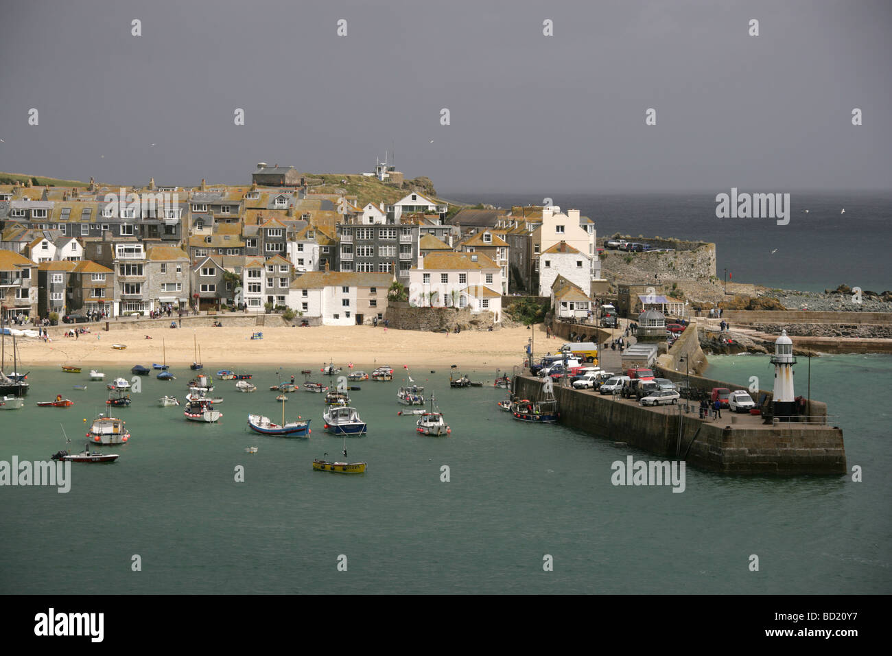 Aerial view of st ives hi-res stock photography and images - Alamy