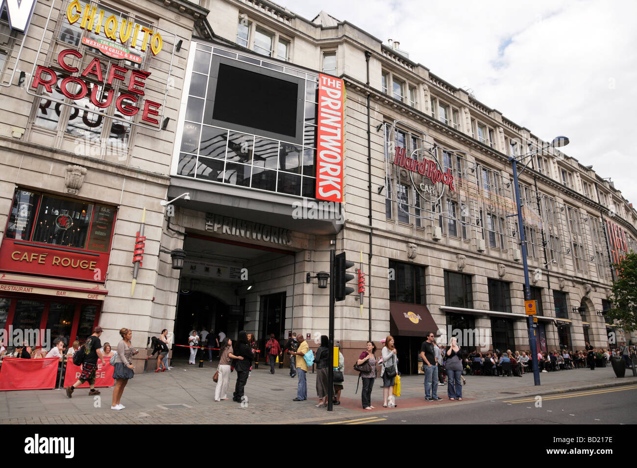 exterior of the printworks an entertainment complex on withy grove ...