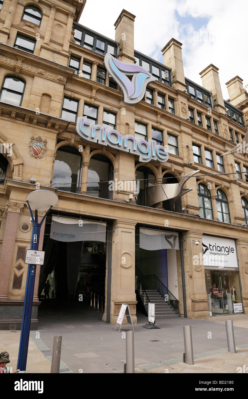 facade of the triangle shopping center regenerated after an ira bomb in ...