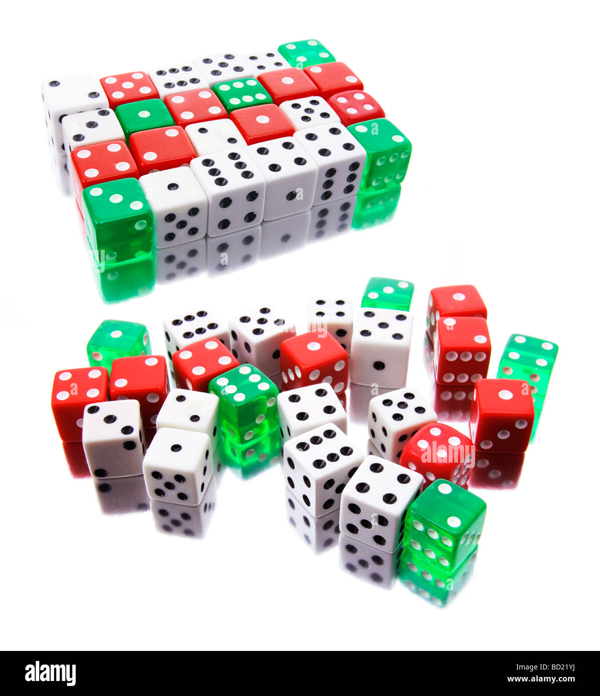 Coloured dice hi-res stock photography and images - Alamy