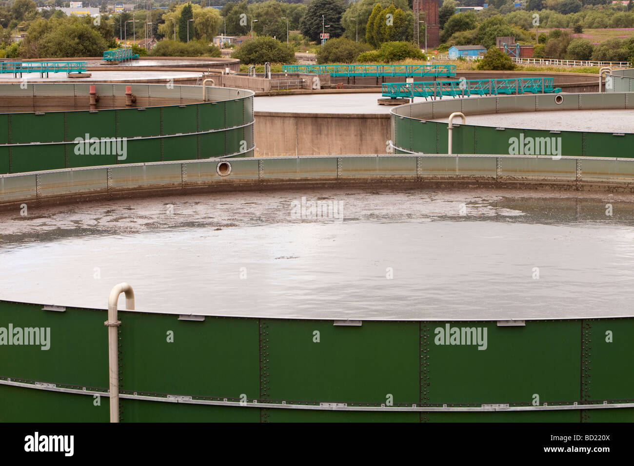 Daveyhulme sewage works, Manchester, UK Stock Photo - Alamy