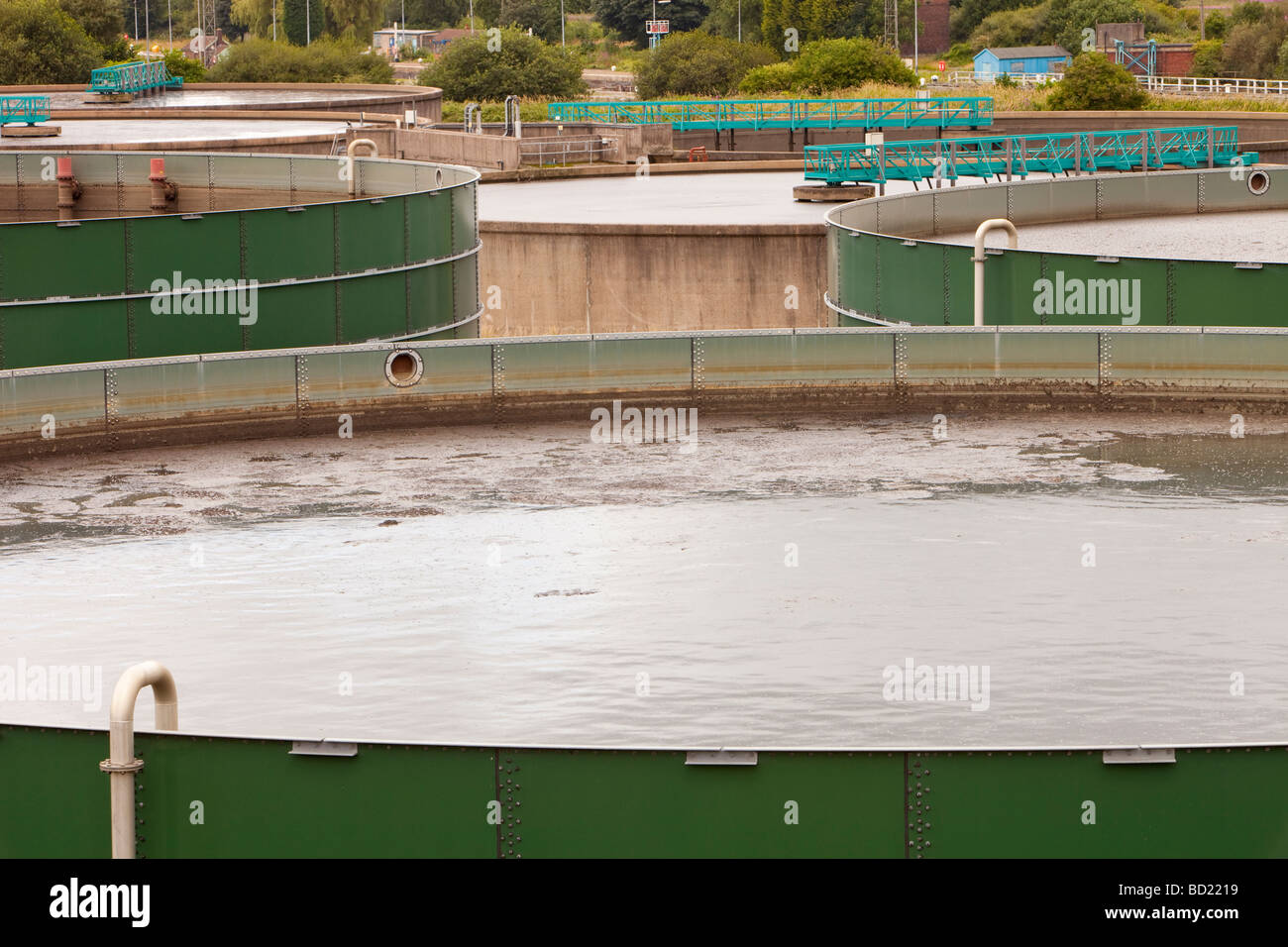 Daveyhulme sewage works, Manchester, UK Stock Photo - Alamy