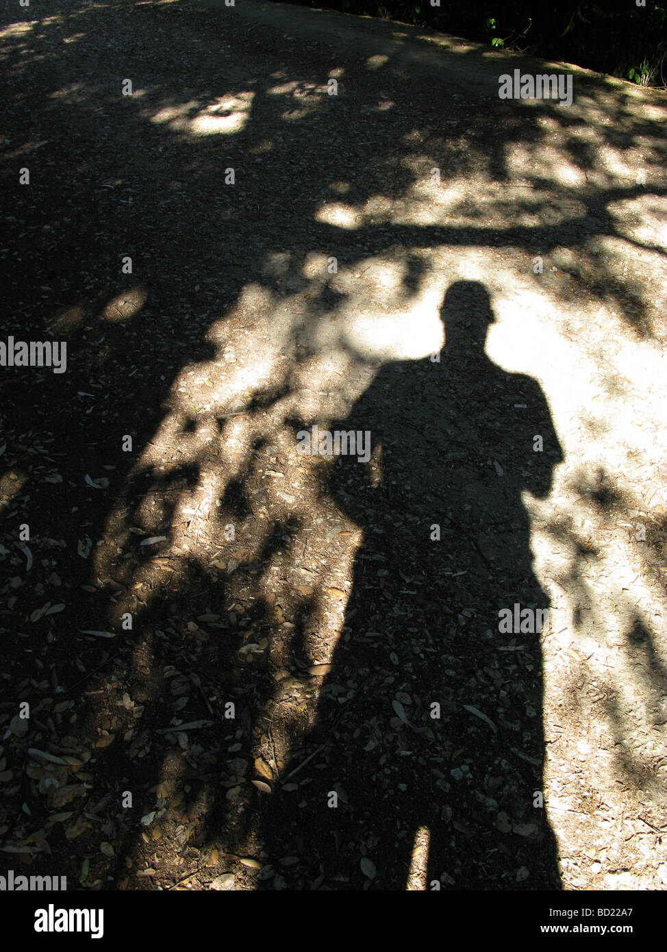 Mans shadow on ground hi-res stock photography and images - Alamy