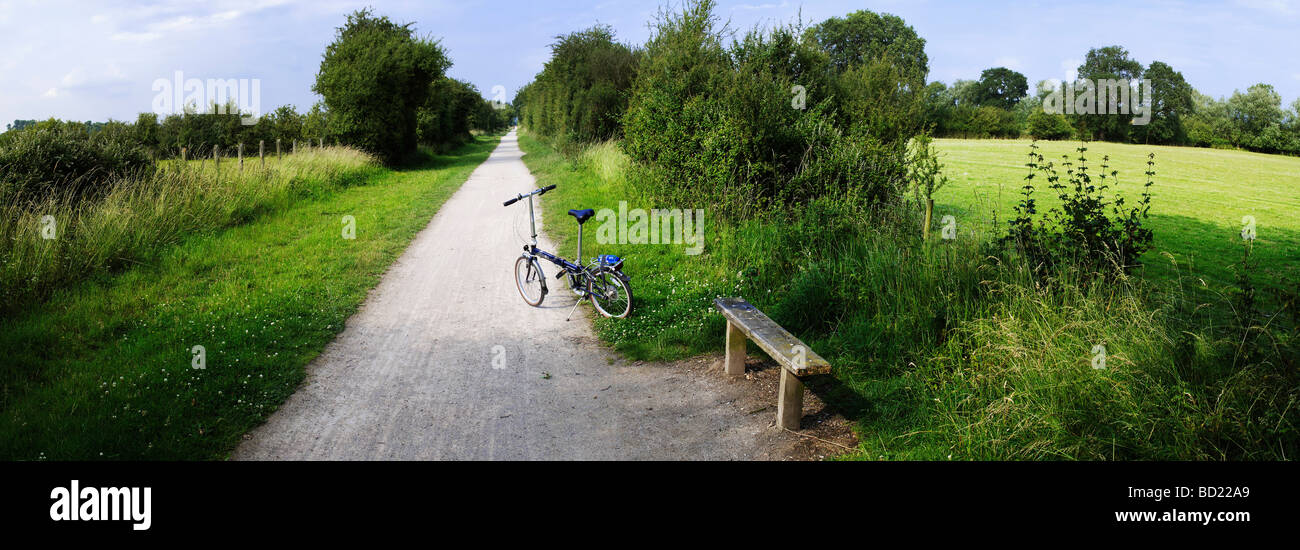 footpath and cycleway the greenway disused and converted railway line ...