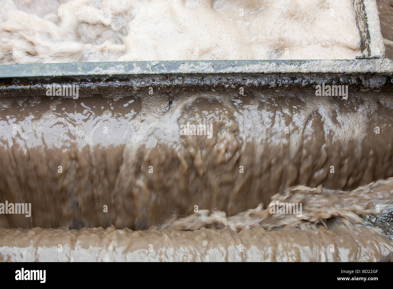 Daveyhulme sewage works in Manchester, UK Stock Photo - Alamy