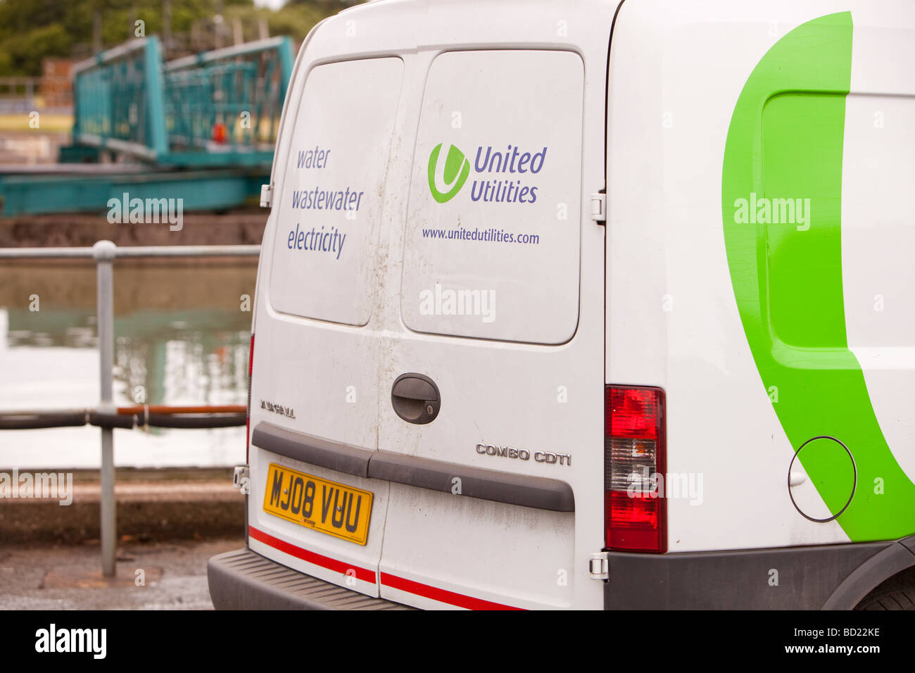 Daveyhulme sewage works in Manchester, UK Stock Photo - Alamy