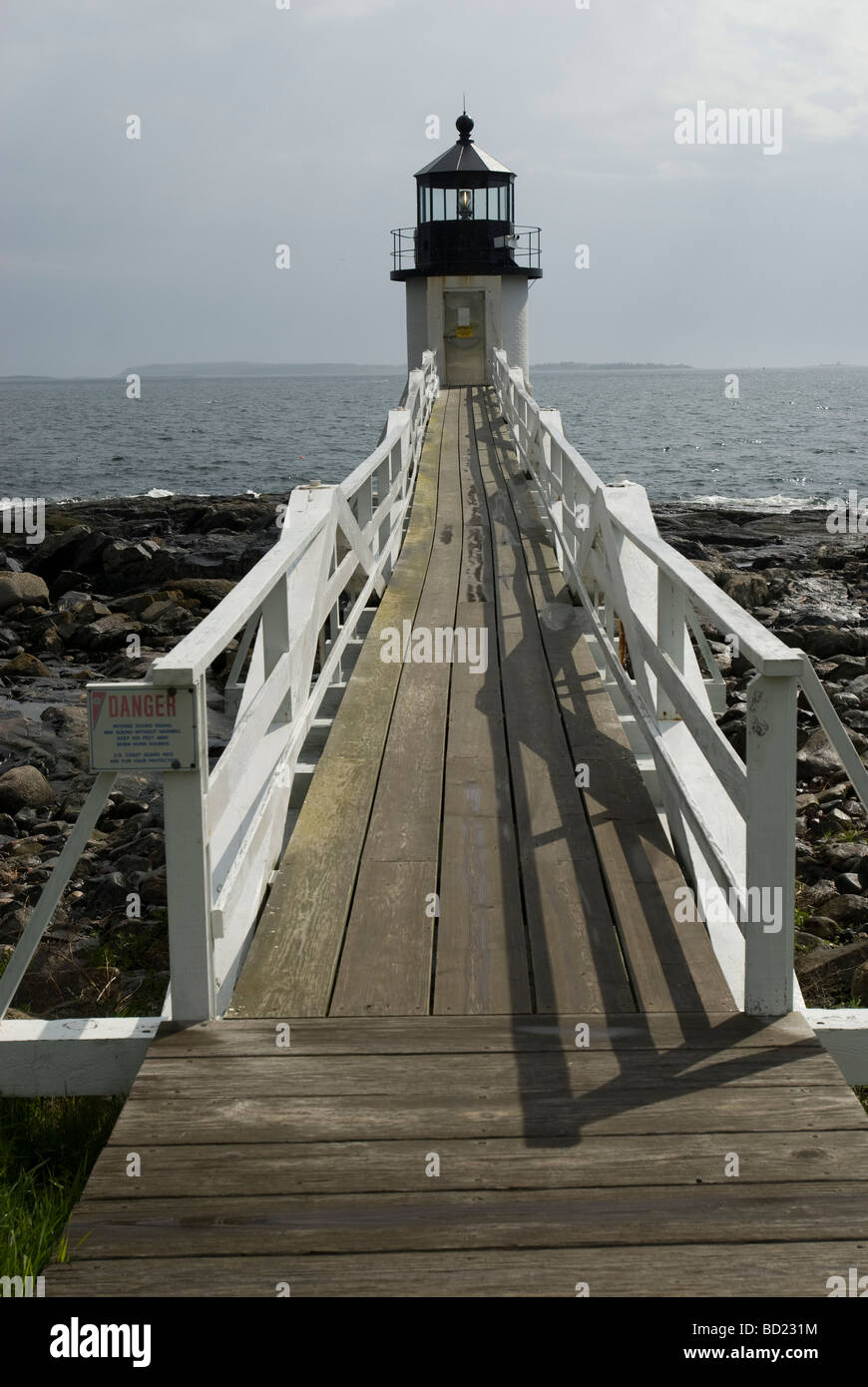 Marshall Point Lighthouse Port Clyde Maine USA Stock Photo - Alamy