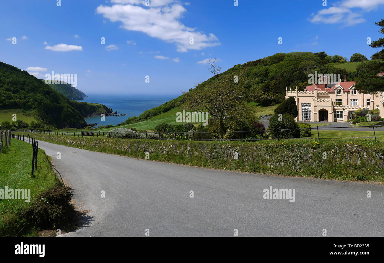 Valley of the rocks road uk hi-res stock photography and images - Alamy